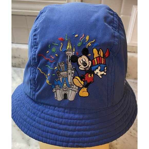 Walt Disney | Accessories | Walt Disney Kids Embroidered Sun Hat Bucket ...